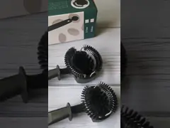 51/58mm 커피 머신 헤드 청소 브러시 원형 커피 브러시 긴 손잡이 브루잉 헤드 청소 브러시 주방 청소 도구