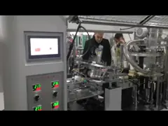 Two Serbian customers visited the Mingyuan paper cup machine factory