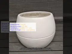 ball design sporty fun - themed appearance tapered spherical fiber clay planter lightweight durable low-maintainence flower pot holiday Villa office decoration garden landscaping project