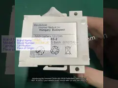 FUJIFILM 125N120008 재충전 가능한 리온 이온 배터리 7.4V 3200mAh 24Wh DR1200 DR1270의 새 원본