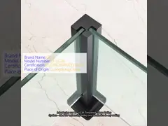 China Tempered Glass Railing Stainless Steel Aluminum Alloy Frameless Glass Balustrade Guard Balcony Staircase Railing Post for sale