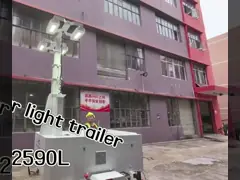 solar power led trailer