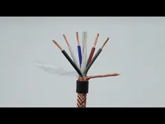 China Outdoor Hybrid Fiber PVC LSZH RVVP Cable with 2/3/4/5/6 Cores Cat6 FTP Spiral Shielded Pure Copper Control Signal Cable for sale