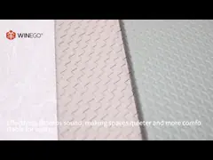 Leather Decorative Acoustic Panels Easy To Install For Indoor Decoration