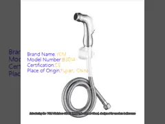 China Stainless Steel Bidet Push Shower Head For Sustainable Rinse Bathroom Bath Shower Hand for sale