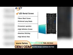 China Indoor LED Rental Display Screen P0.9/P1.25/P1.86/P2.5/P3.91 Wall Panel Matrix Custom for sale