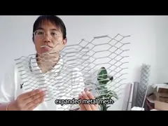 Modern Design Hot Dipped Galvanized Steel Gothic Expanded Metal Mesh