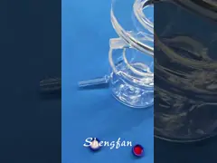 Custom Double-Layer Photocatalytic Reactor  Transparent Quartz Glass Instrument P