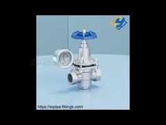 Stainless Steel Valve Diaphragm Pressure Reducing Valve Diaphragm-Type Pressure Regulator
