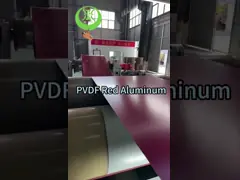 PVDF RED ALUMINUM