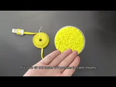 China Flame Retardant Biobased ABS TPE Flexible Filament Smartphone Chargers Audio Cables for sale