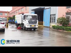 China High Efficiency 18ton Diesel Road Sweeper Vehicle Road Sweeper Lorry ZBJ5180TSLZ6 for sale