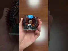 China Photovoltaic Inverter Ring Inductor Flat Copper Wire High-current Inductor Coil for sale