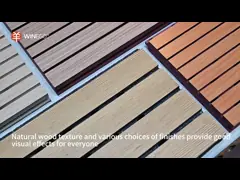 High-End Grooved Acoustic Wall Panels with Fire Resistance for Modern Interiors