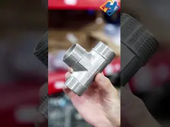 Stainless Steel Screwed Pipe Fittings Tee