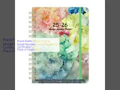 China Custom Spiral Hardcover Notebook with Dot-Grid or Lined Paper for sale