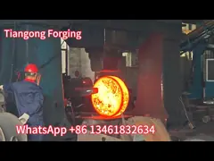China Large Module Hardened Forge Cast Iron Turbine Gear For Wind Turbine Transmission Units for sale