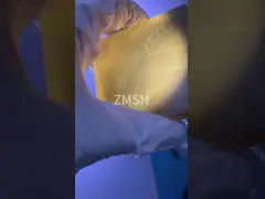 중국 합성 유색 사파이어 원석 카나리아 옐로우 / 어스 옐로우 / LV 컬러 판매용