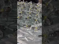 China Non-Standard Custom Hotel Engineering Light Department Banquet Hall Combination Triangle Geometry LED Ceiling Light for sale