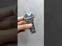 Black Dial Color Men Watch Made Of Alloy Water Resistance Up To 100 Meters