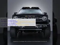 Car Upgrade Parts Front & Rear Bodykit Conversion Kit For Ford Ranger Modify To Brounce