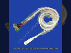 GE M5S-D Matrix Cardiac Ultrasound Probe Assembly Kit Cable With Scanhead
