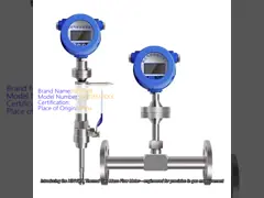 Thermal Gas Mass Flow Meter Insertion Type Natural Gas Oxygen Pipeline Type Micro Gas Flow Meter