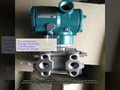 EJX120A DP Transmitter 4-20ma Pressure Transducer for Liquid Gas Differential Pressure Transmitter