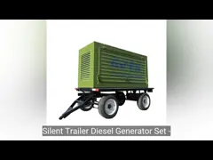 China 100kva 200kva Mobile Trailer Generator 300kva 500kva Silent Portable Diesel Generator Set for sale