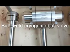 SONGO Cryogenic -196 Degree Ball Valve LNG LN2 LO2 LAr Low Temperature High Pressure Valve