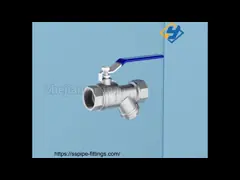 stainless steel 304/316 Stainless Steel Valve Filter Ball Valve Strainer Ball Valve