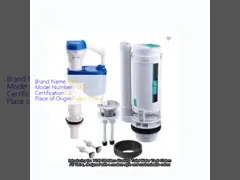 3/6 Liters Flushing Capacity Toilet Water Tank Cistern Fill Valves With Manual Control