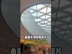 China Suspended Clip Aluminum Metal Ceiling 200mm Decorative Aluminum Wall Panels Tiles ​ for sale