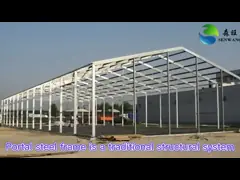 China Customizable Steel Structure Warehouse with 500㎡ Minimum Order and 25-30 Days Delivery for 6000tons/Month Supply for sale