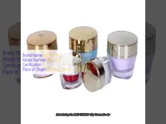 Acrylic Body PP Inner Tank 15g Empty Skin Care Face Cream Cosmetic Container Cream Jars