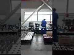 Jufeng screw air compressor air end production workshop #aircompressorparts #screwaircompressor