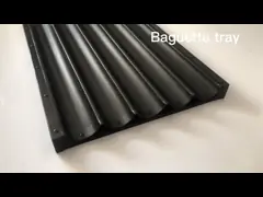 China Custom Size Aluminum French Bread Baking Tray For Food Industrial for sale
