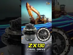 Hitachi ZX130 excavator final drive gearbox HMGE21EA 9289616 travel motor assembly
