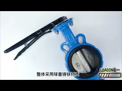 China Wafer-Type Manual Butterfly Valve for Drainage HVAC Light Industry for sale