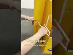 Retail Supermarket Snack Display Stand Glossy Custom Point Of Sale Displays