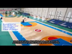 China Factory Price OEM Wooden Athletic Flooring Tiles - Customizable Competition Grade Surface
 for sale