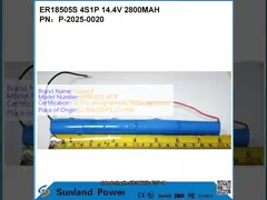 ER18505S 4S1P 14.4V 2800MAH High-Temperature Resistant High-Capacity Battery
