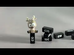 Mahjong-style price tag