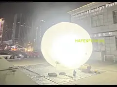 Dia.4.2m Spherical 360-Degree Halogen 2.4KW Balloon Light for Film Production