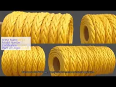China Industrial Uhmw Synthetic Rope High Longevity Uv Resistant Customized UHMWPE Rope for sale