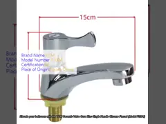 China Transform Your Bathroom With Our Ceramic Valve Core Zinc Single Handle Chrome Faucet for sale