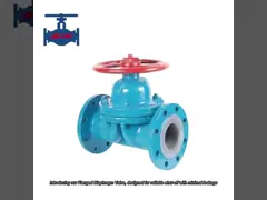 Flanged diaphragm valve