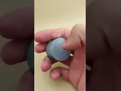 Bluegrey Plastic Round Smooth Matte Cap for Cosmetic Bottles