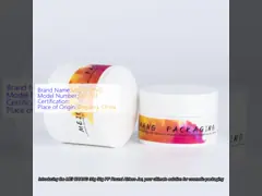 30g 50g PP Round Airless Jar Cosmetic Packaging