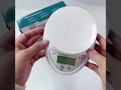 China OEM Customized Kitchen Scale with Bowl for Baking Cooking 5kg/11lb LCD Display Size 58x27mm Plastic Multiple Units for sale